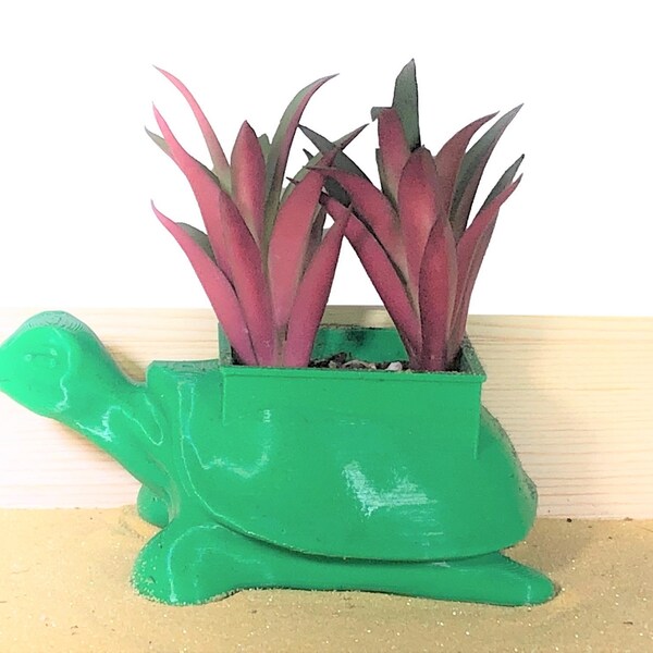 3d Printed Turtle Planter - Etsy