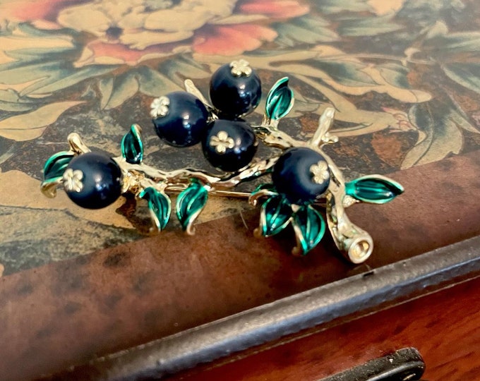 Super Blueberry Enamel Pin - Etsy
