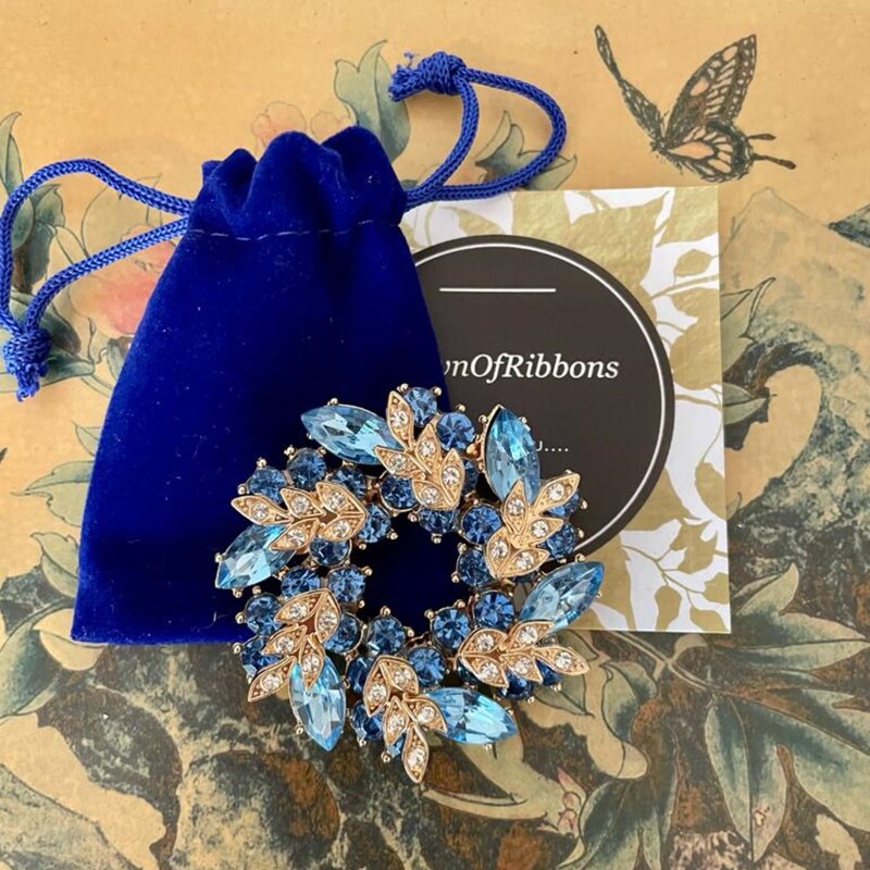 Crystal Brooch Pin - Etsy