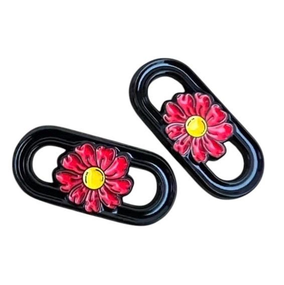 Red Daisy (black Metal) - Shoe Bling - Billy Strings - Etsy