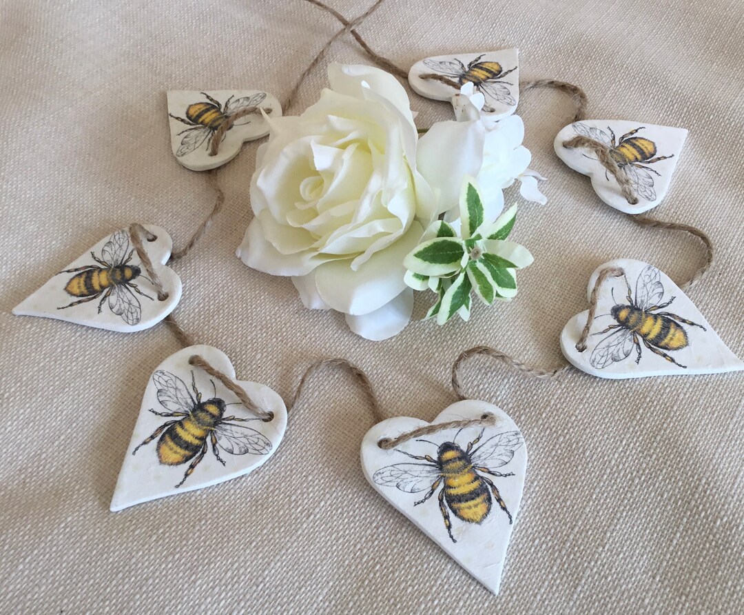 Bee Bunting Bee Garland Bee Decor Honey Bee Gift Bumble Bee Gift Bee ...