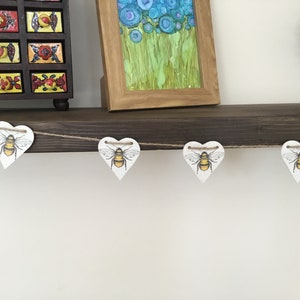 Bee Bunting Bee Garland Bee Decor Honey Bee Gift Bumble Bee Gift Bee ...