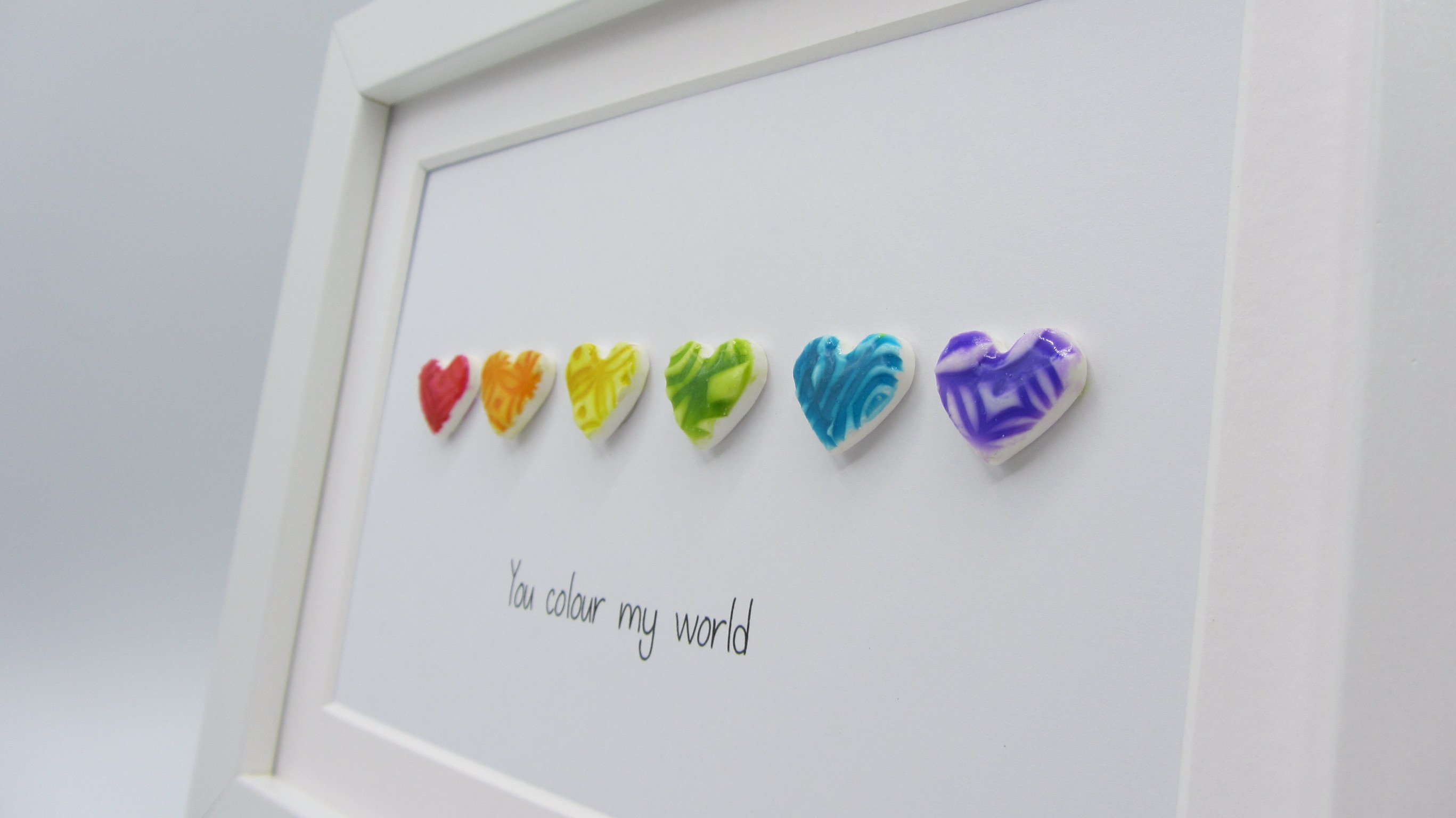 You Colour My World Personalised Rainbow Rainbow Keepsake | Etsy