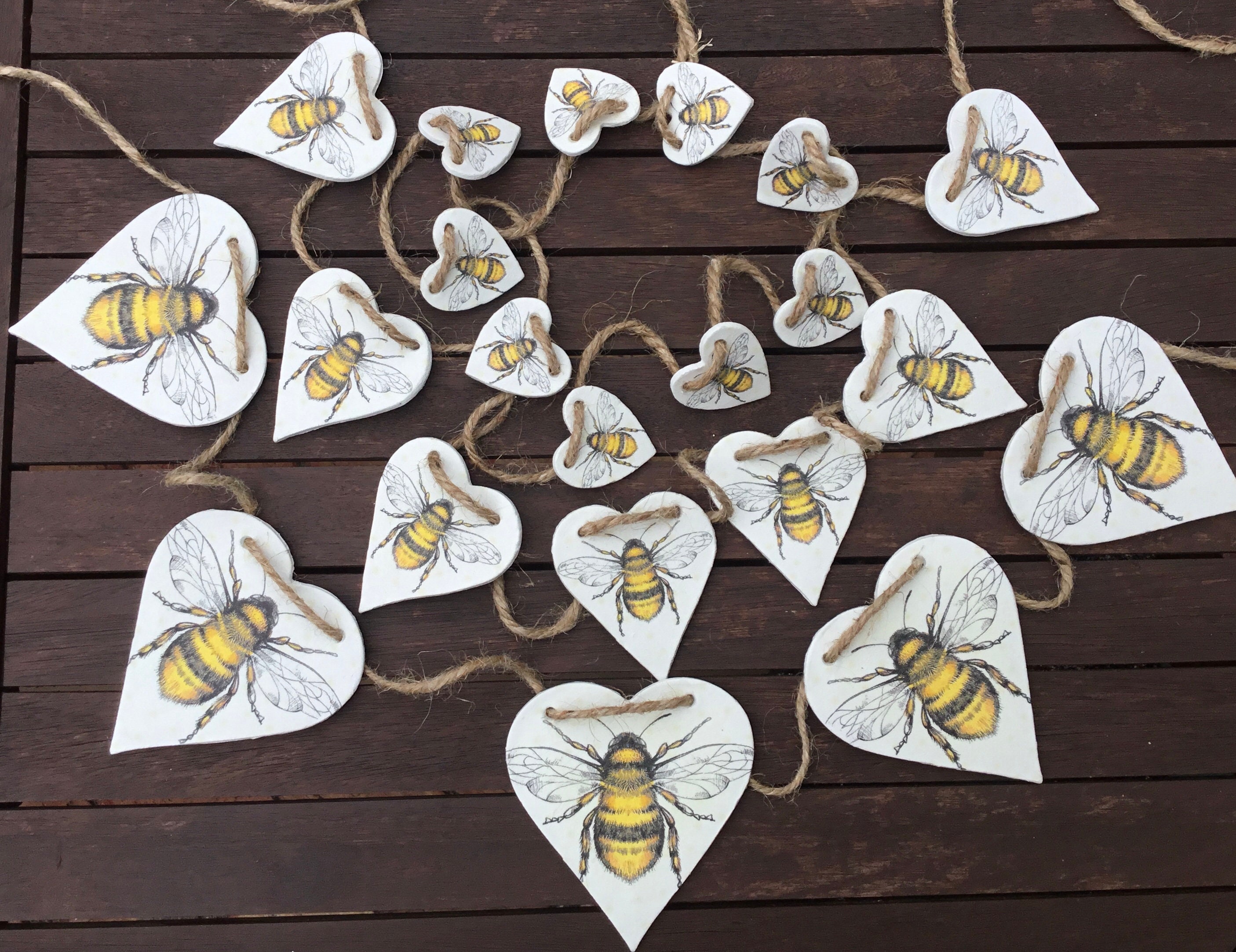 Bee Bunting Bee Garland Bee Decor Honey Bee Gift Bumble Bee | Etsy UK