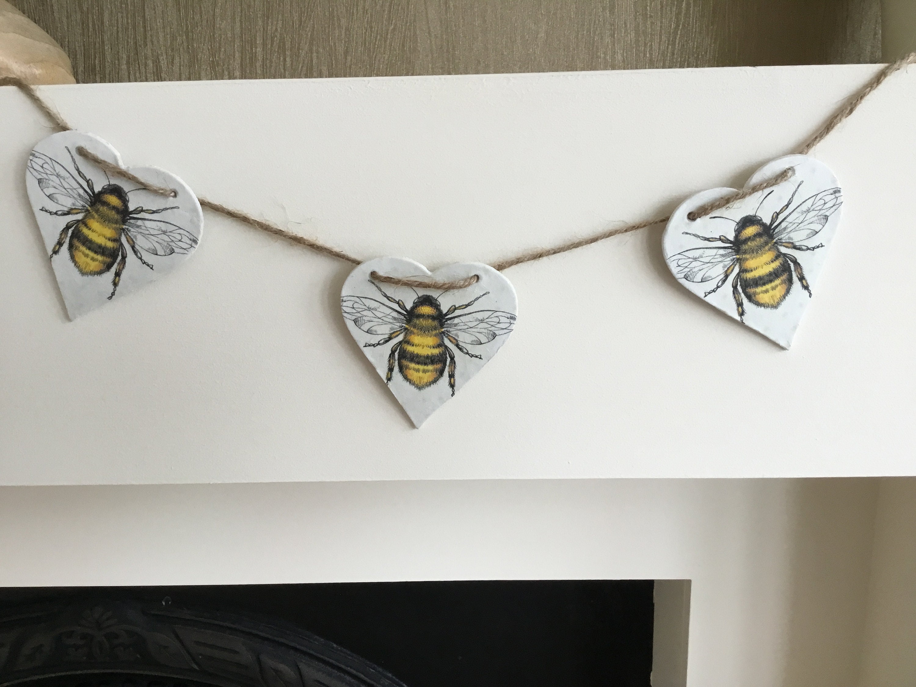 Bee Bunting Bee Garland Bee Decor Honey Bee Gift Bumble Bee Gift Bee ...