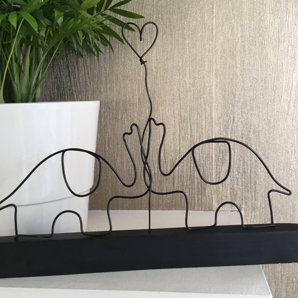 Wire Elephant - Etsy