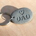 Dad Keyring Dad Pebble Keyring Keychain for Dad Gift for Dad Dad ...