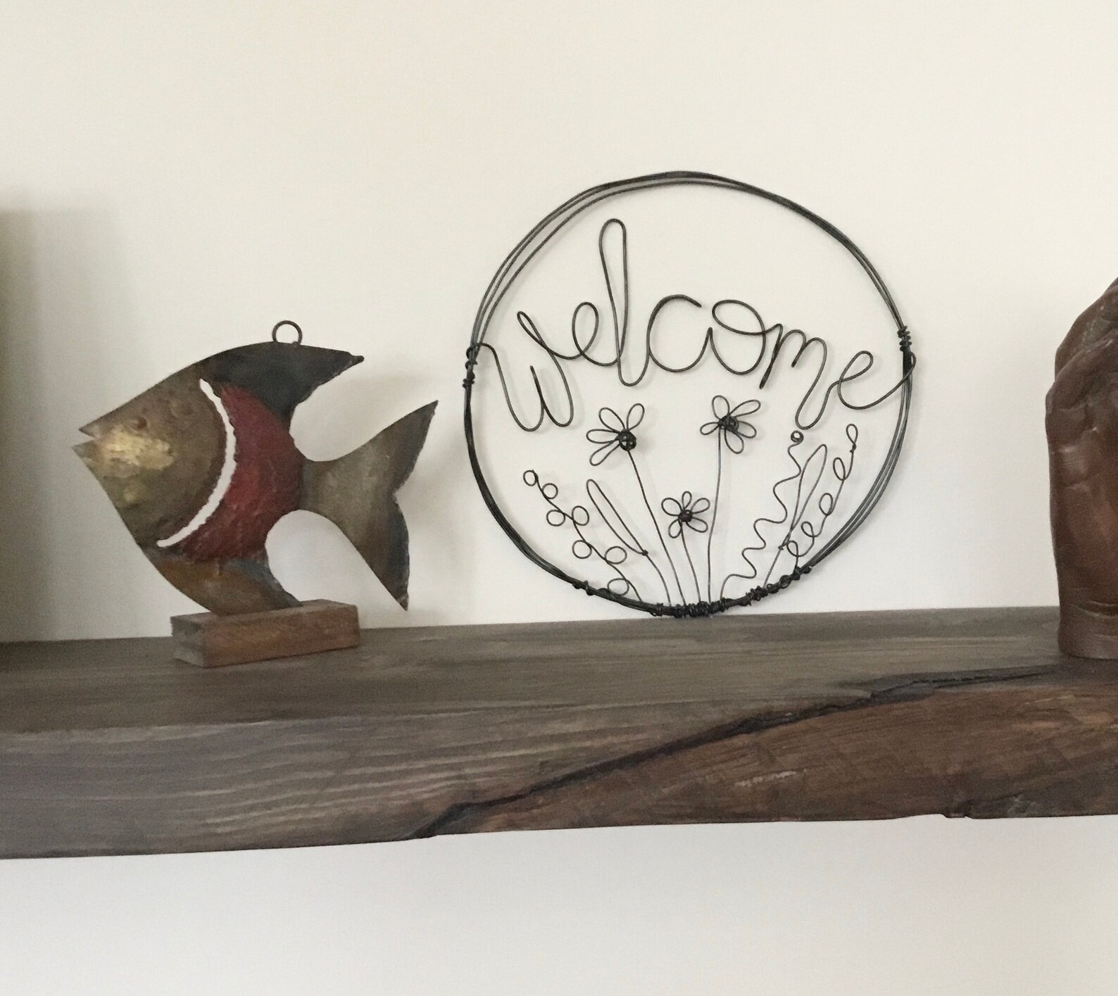 Welcome Sign Welcome Wire Sign Wire Art Welcome Shelf Decor - Etsy