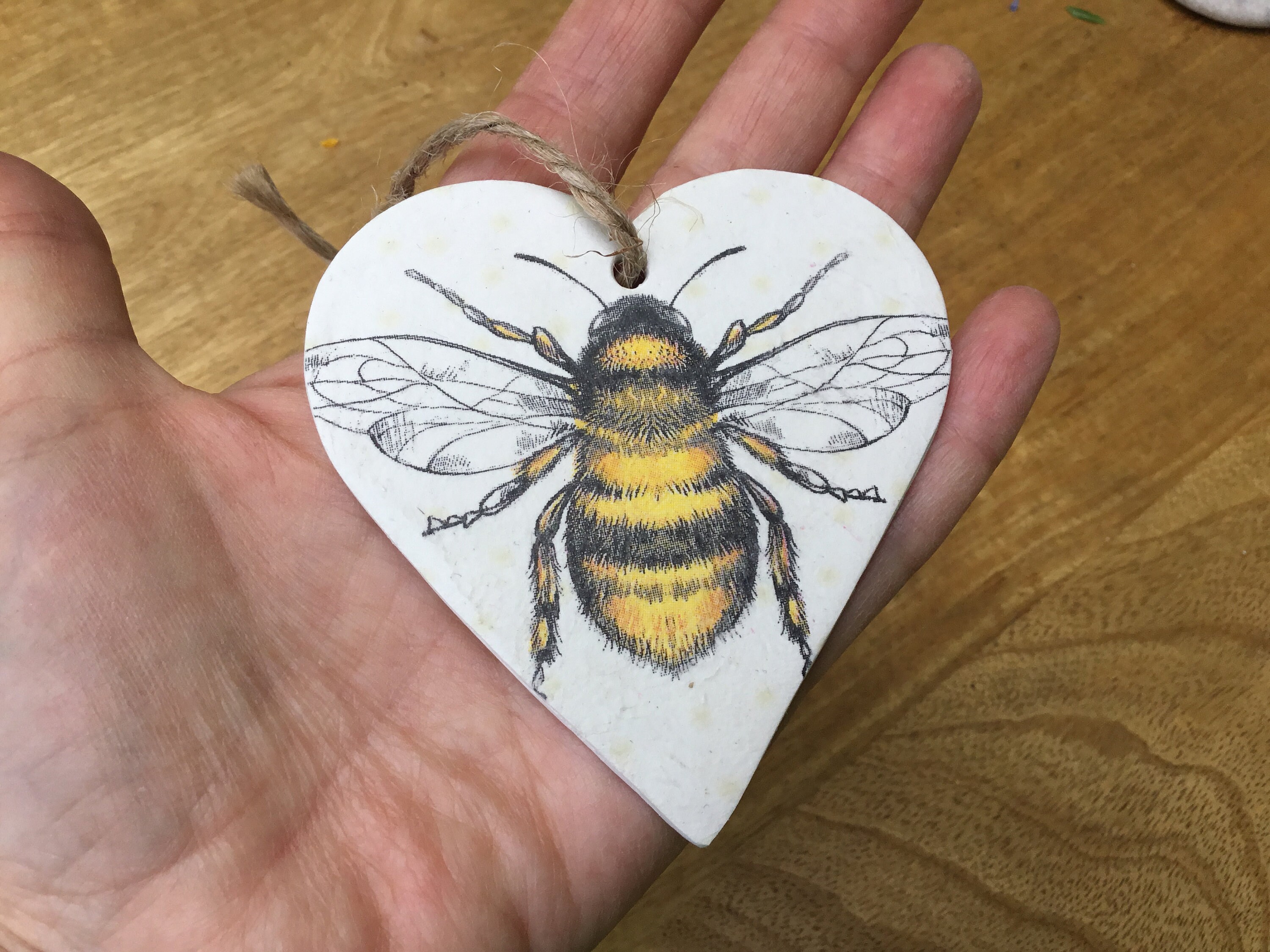 Bee Plaque Bee Clay Tag Bee Decor Honey Bee Gift Bumble Bee - Etsy