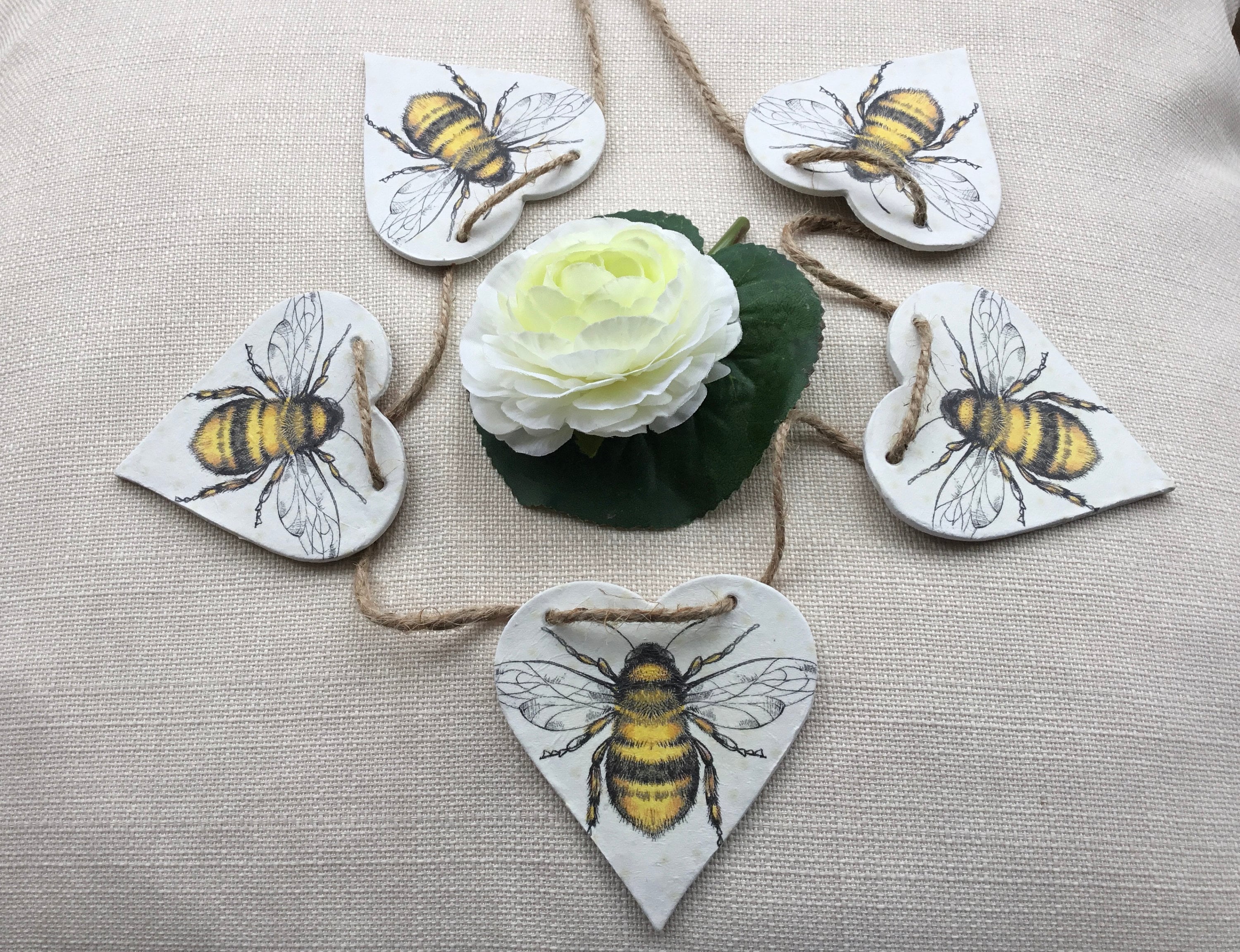 Bee Bunting Bee Garland Bee Decor Honey Bee Gift Bumble Bee Gift Bee ...