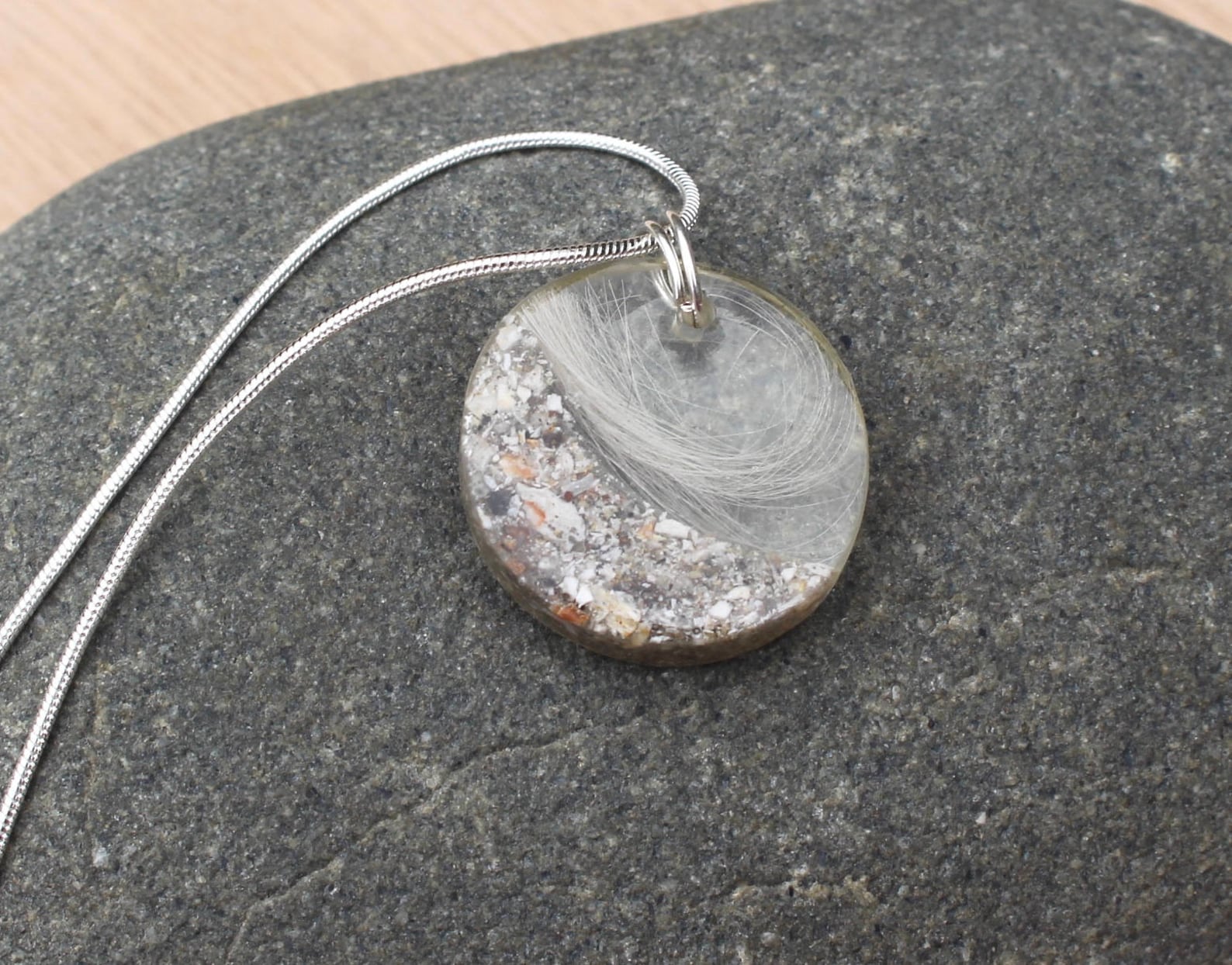 Pet ashes necklace in loving memory dog memorial pet loss pet | Etsy