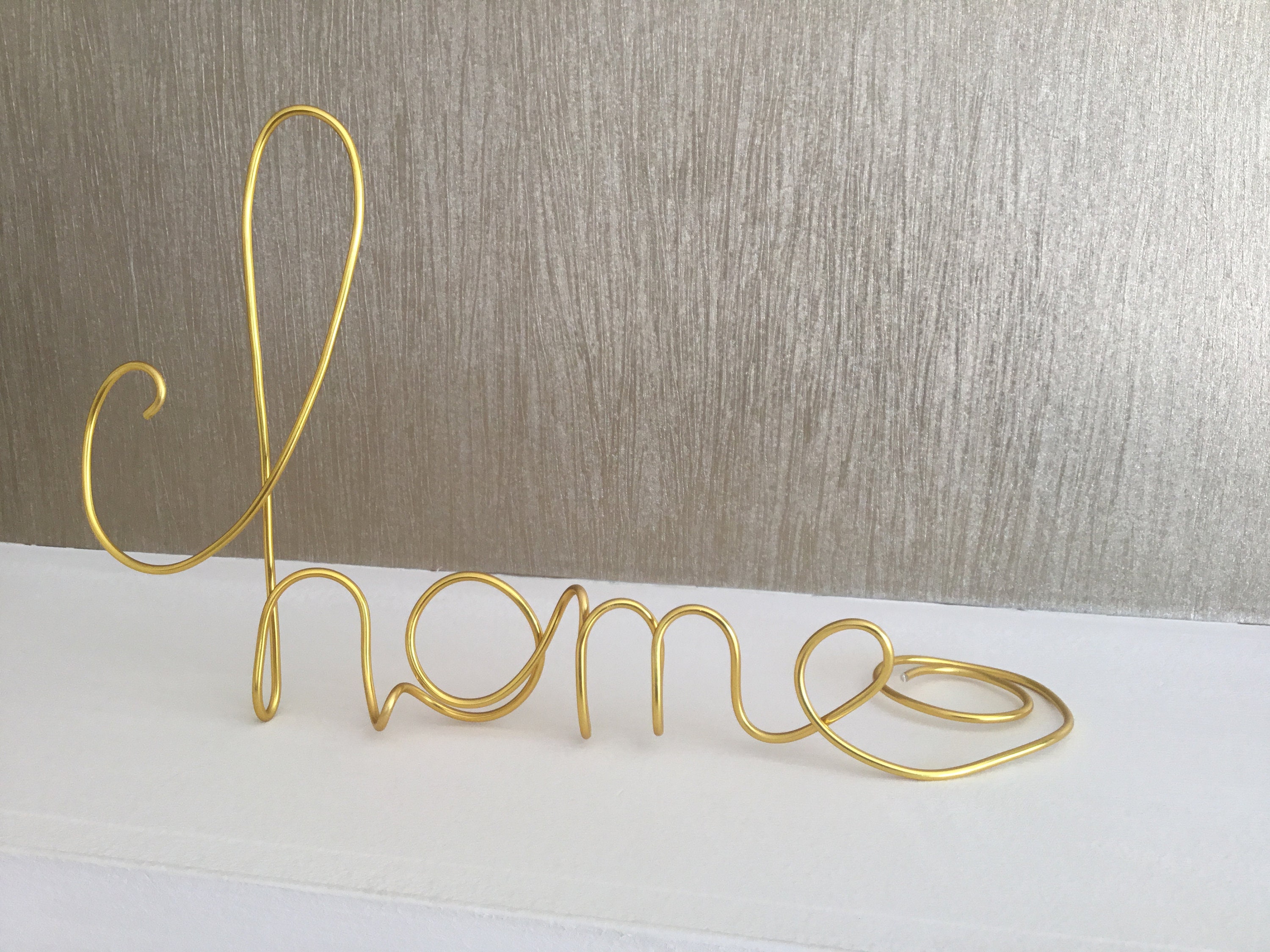 Wire Words Free Standing Wire Word Home Home Metal Sign - Etsy UK