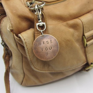 Send a Hug Send a Hug Keyring Miss You Gift Copper Keyring Miss You Bag ...
