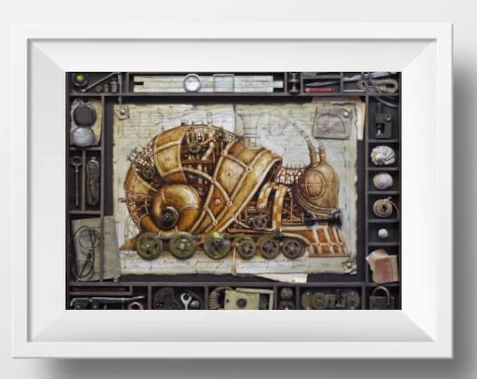 Steampunk Cross Stitch Pdf Pattern Steampunk Chart Steampunk | Etsy