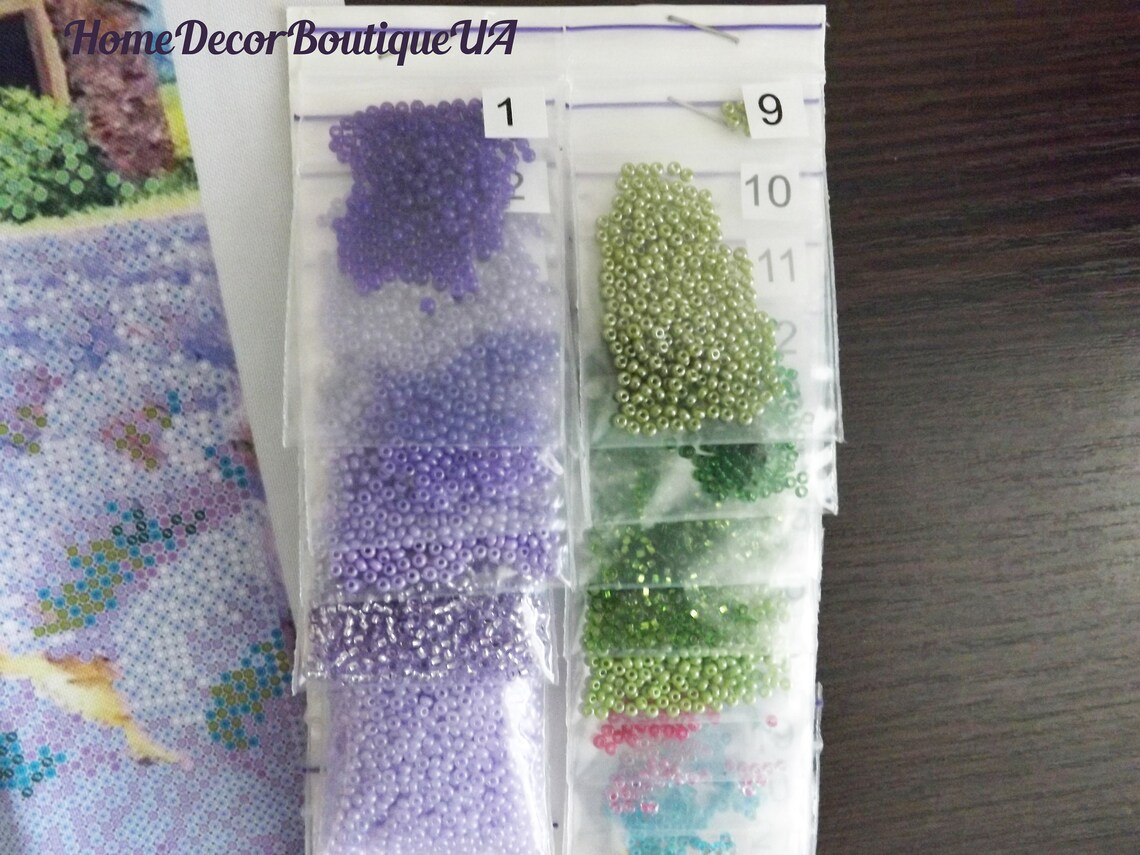 Lavender Embroidery Kit Flower Embroidery Design Mother DIY - Etsy