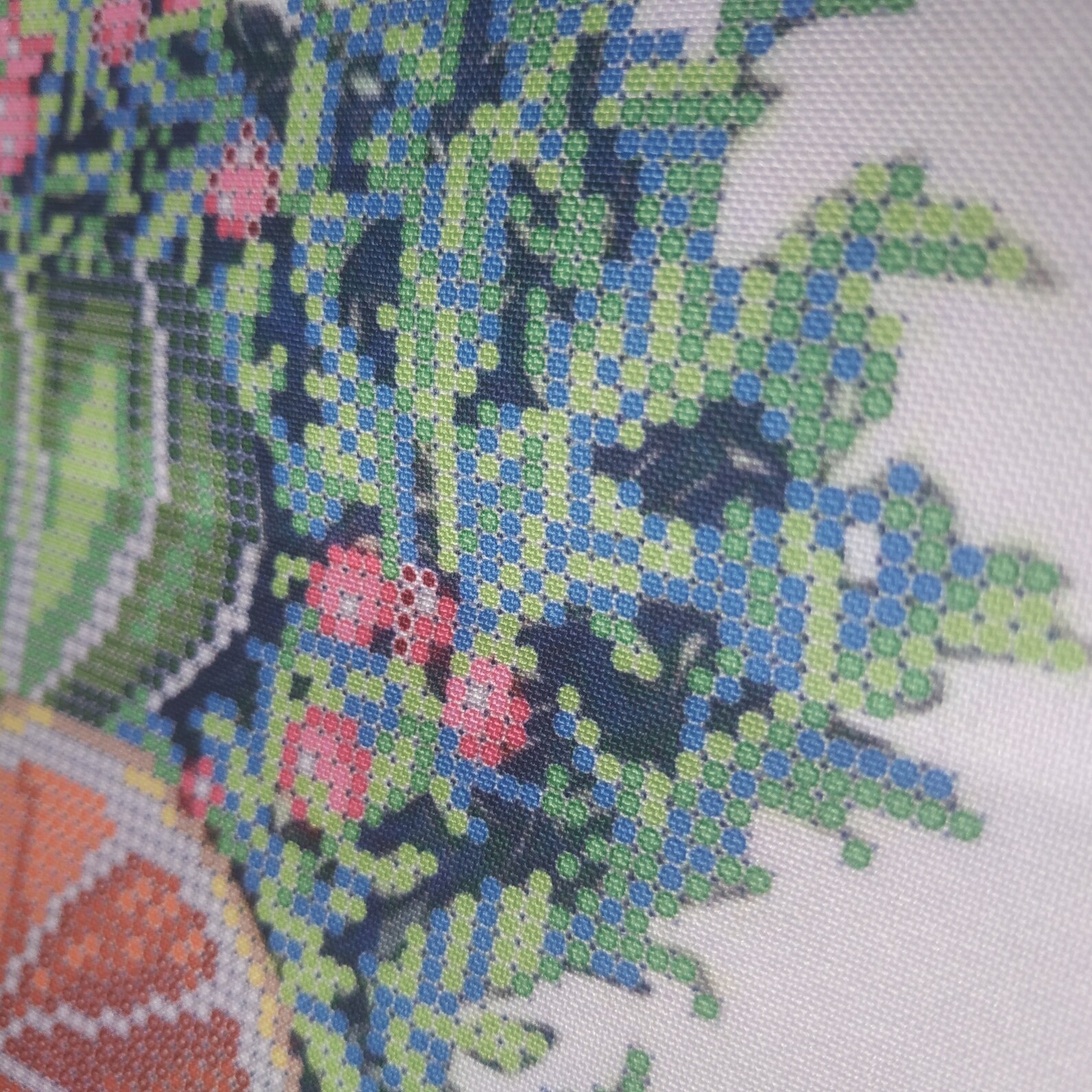 Christmas Wreath Embroidery Kit, Needlepoint Kits, Beaded Cross Stitch ...