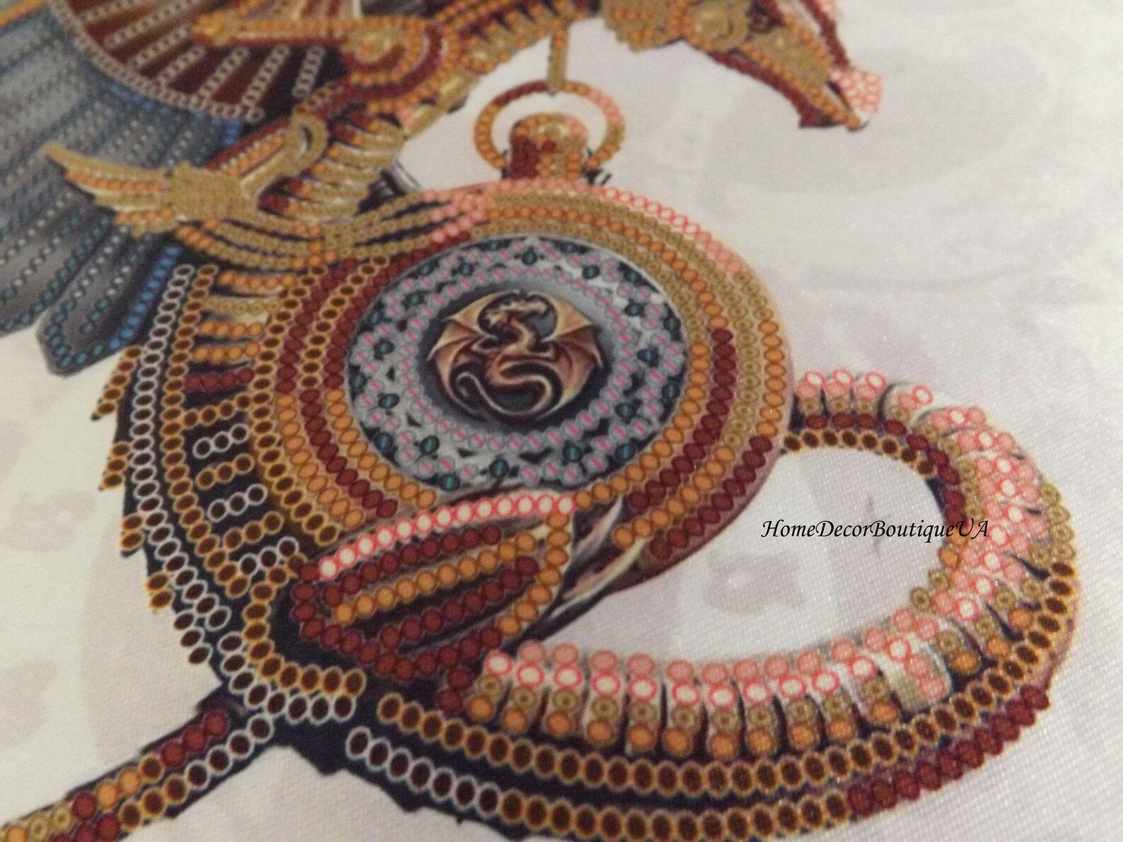 Steampunk DIY Kit Steampunk Pattern Dragon Embroidery Steampunk Art ...