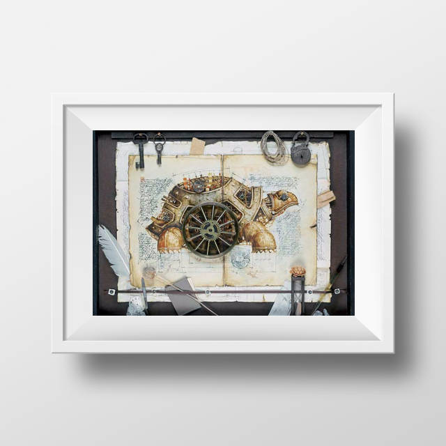 Steampunk Cross Stitch Pdf Pattern Steampunk Chart Steampunk Svg DIY ...