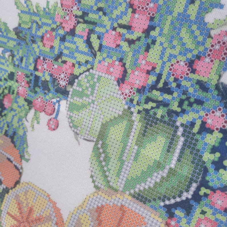 Christmas Wreath Embroidery Kit, Needlepoint Kits, Beaded Cross Stitch ...