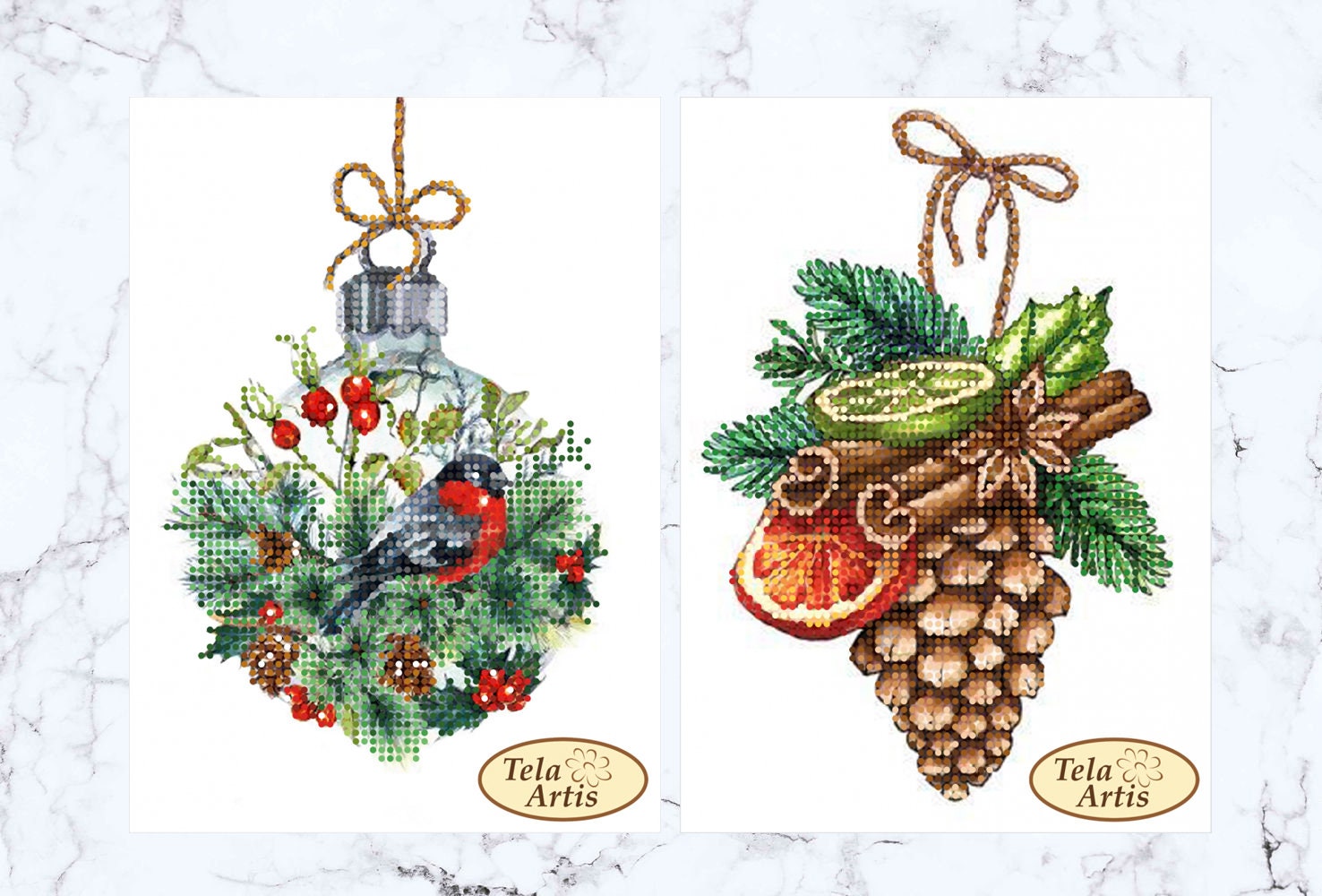 Christmas Needlepoint Kits, Bead Embroidery Kit, Beginner Needlepoint ...