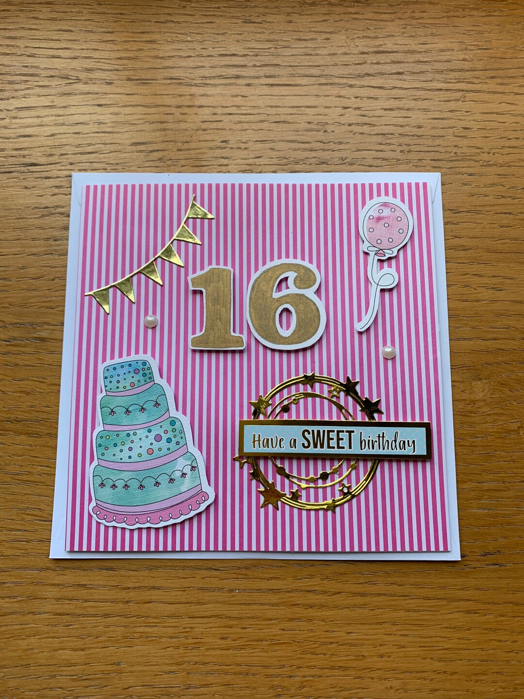 16th Birthday Card Girl, 16th Birthday Card Daughter, 16th Birthday ...