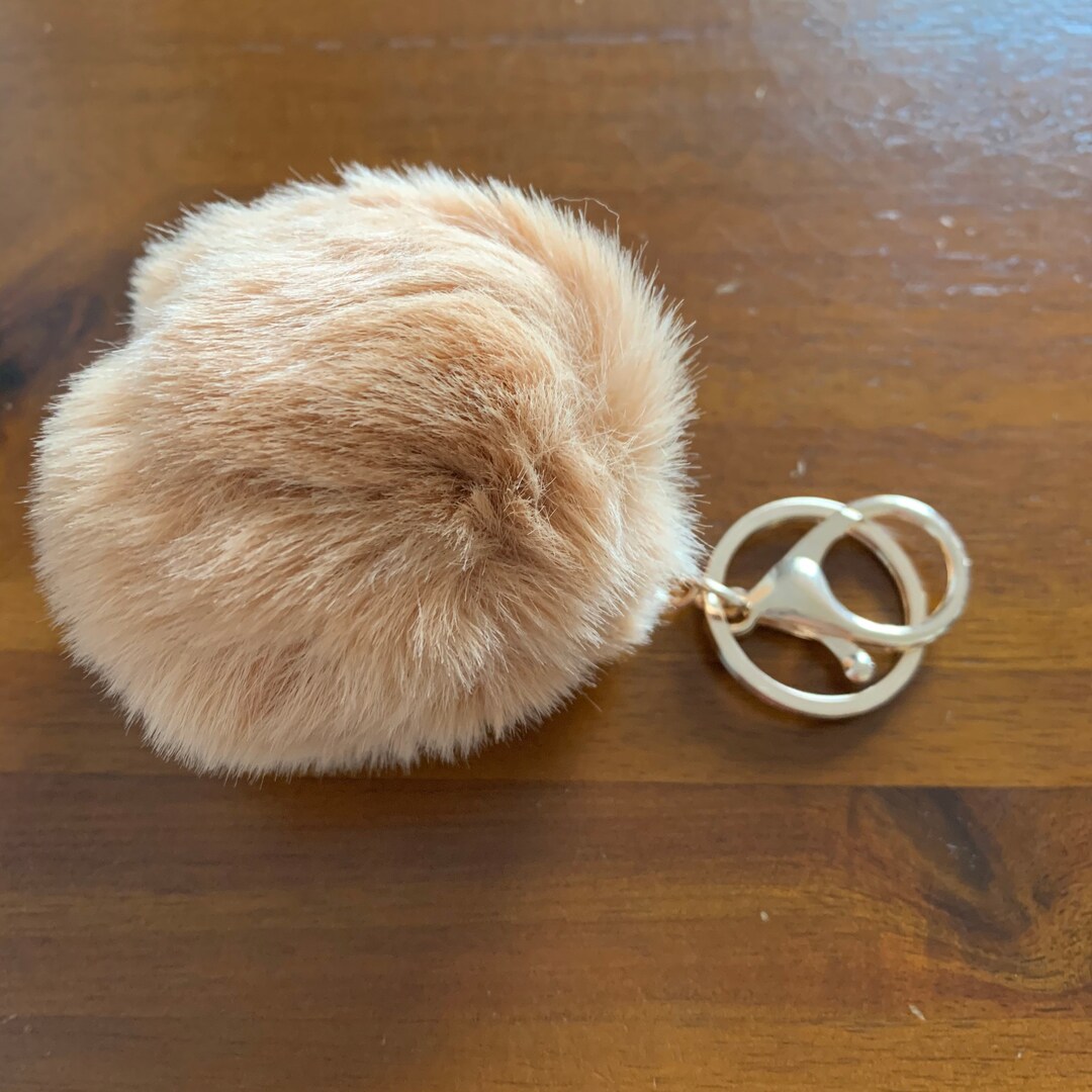 Pom Pom Keyring, Pom Pom Key Ring, Pom Pom Keychain, Pom Pom Key Chain ...