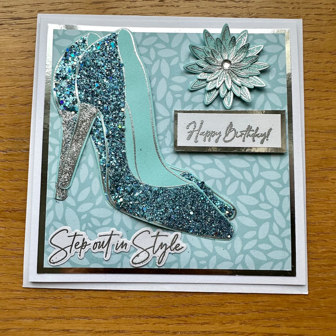 Shoes Birthday Card, Happy Birthday Card, Fashion Birthday Card, Happy ...