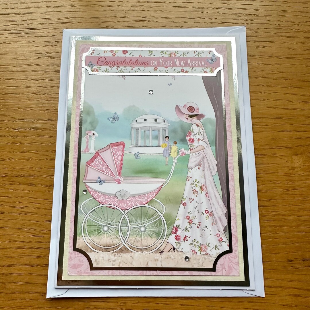 New Baby Card, New Baby Girl Card, New Baby Boy Card, New Arrival, New ...