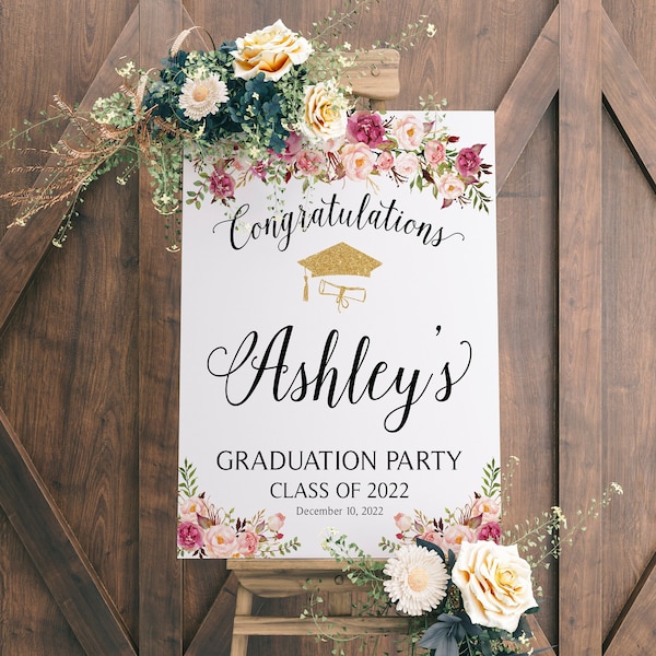 Graduation Party Welcome Sign - Etsy