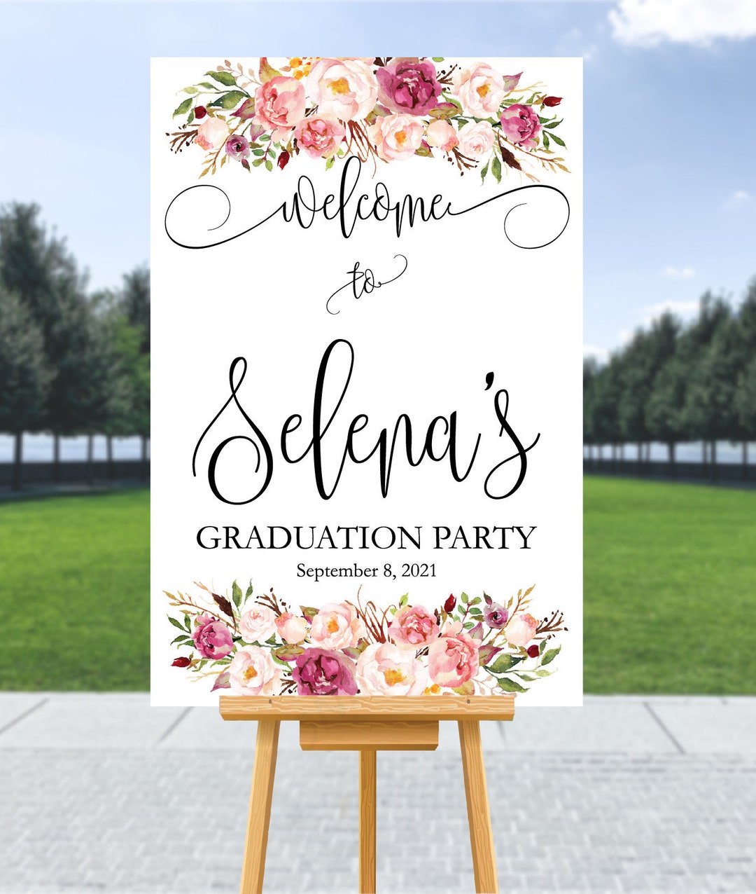 GRADUATION PARTY Welcome Signs, Graduation Party Signs, Welcome ...