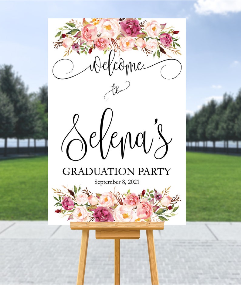 GRADUATION PARTY Welcome Signs Graduation Party Signs - Etsy