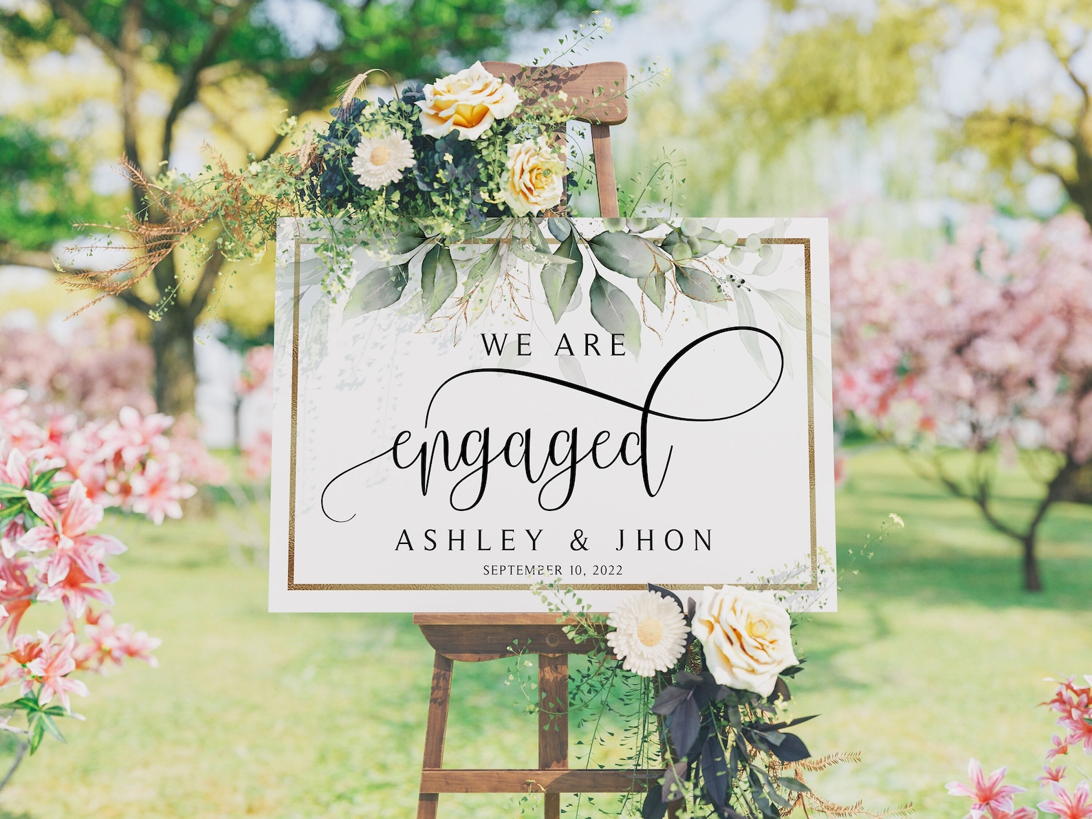 Engagement Party Poster Sign Engagement Party Sign - Etsy