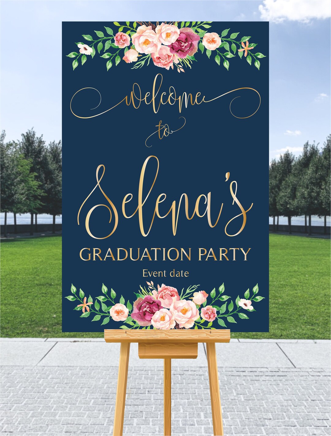 Graduation Party Signs Graduation Party Welcome Sign - Etsy