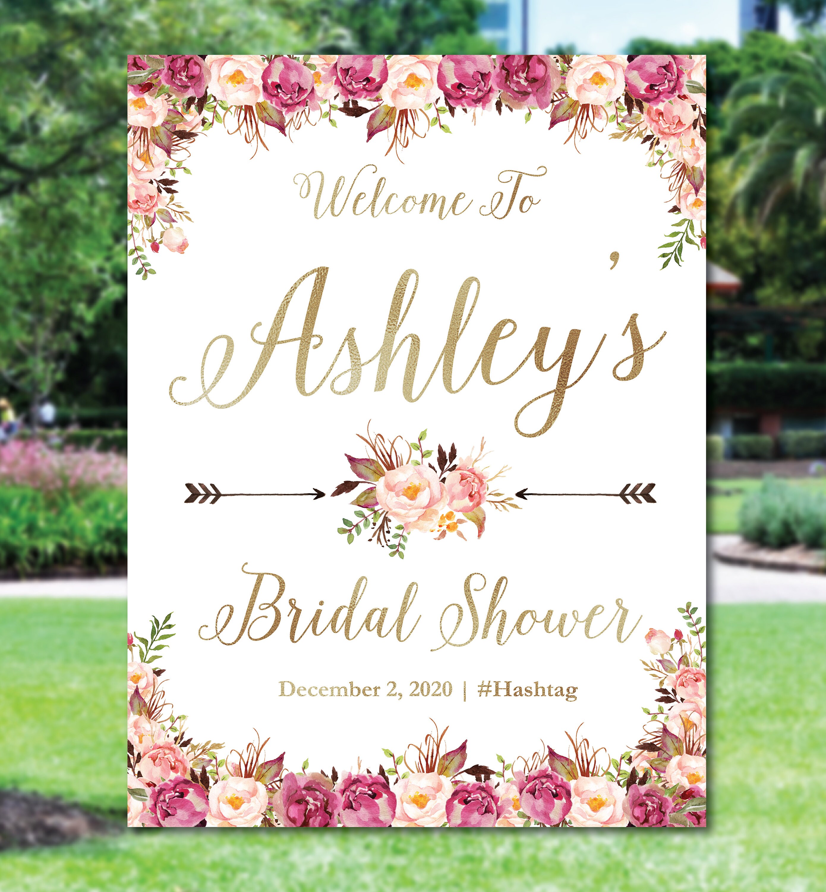Bridal shower sign Bridal welcome signs Printable bridal | Etsy