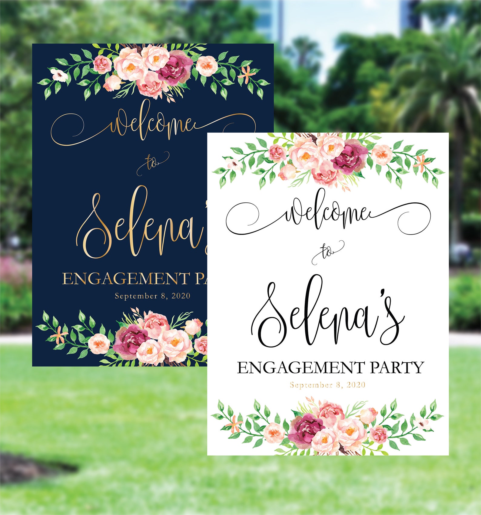 Engagement Party Signs Engagement Party Poster Engagement - Etsy