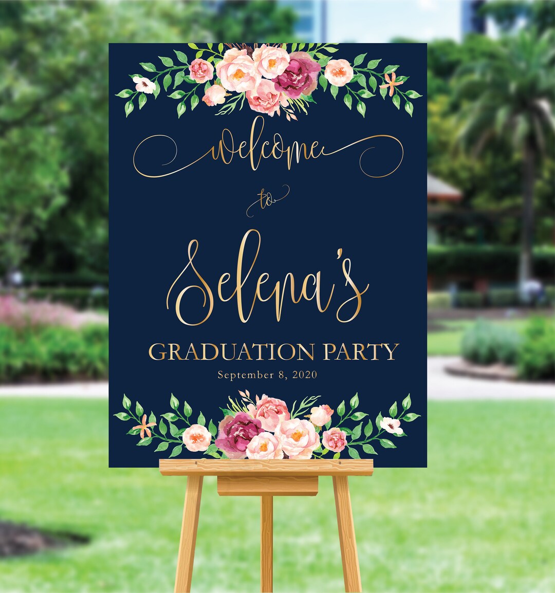 Graduation Party Signs Graduation Party Welcome Sign - Etsy