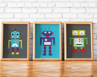 Robot room decor | Etsy