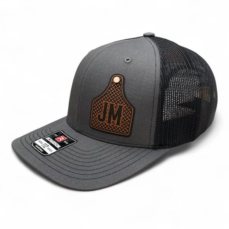 Custom Cattle Tag Hat | Cattle Ear Tag Trucker Cap | Custom Trucker ...
