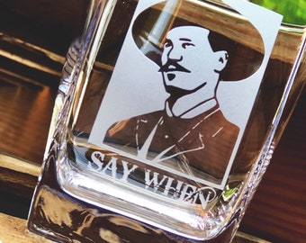 Doc Holliday Whiskey Glass - Etsy