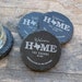 Welcome Home Slate Coaster Set / Your State / State Coasters / Real ...