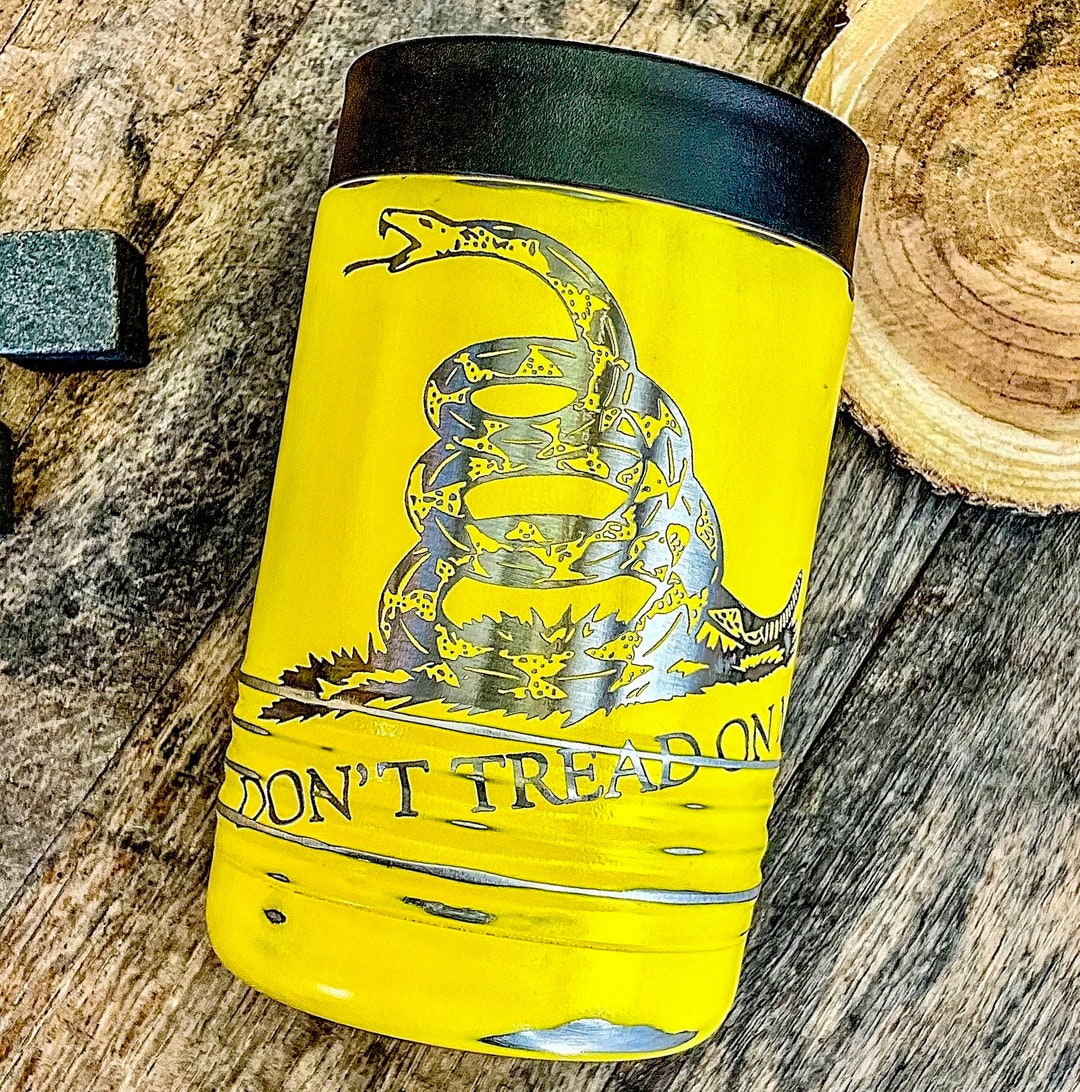 Don’t Tread on Me Distressed Patriotic Can Cooler / Cozies / Can Holder ...