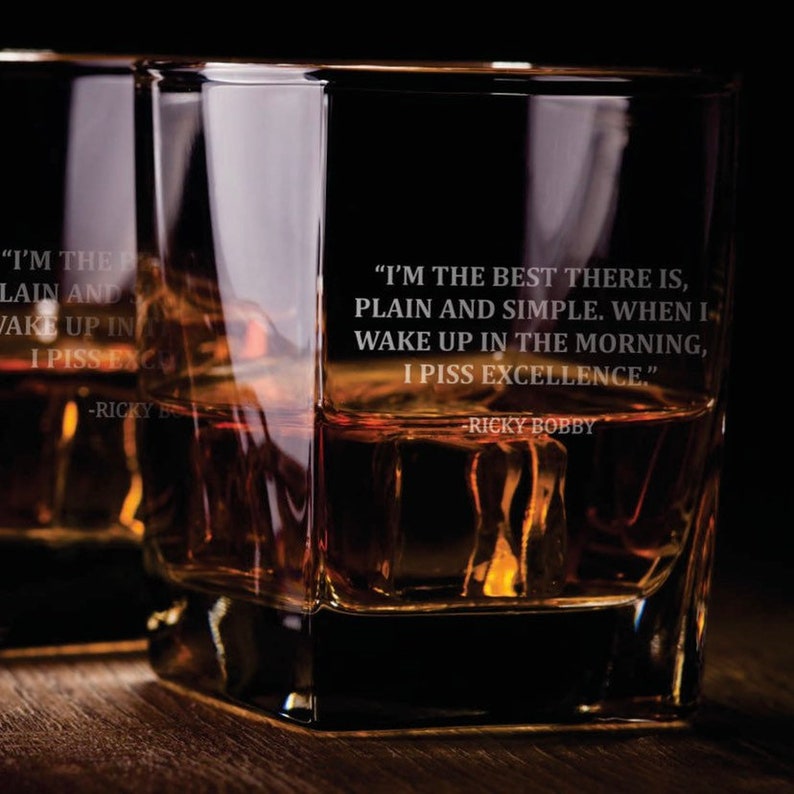 Ricky Bobby Piss Excellence / Whiskey /bourbon / Scotch Glass - Etsy