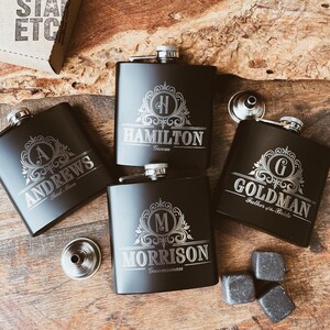 Personalized Groomsmen Flasks / Wedding Flasks / Groomsmen Gifts ...
