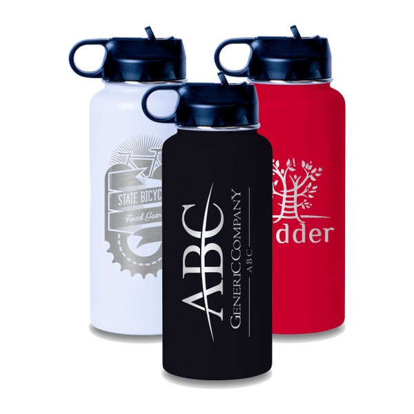 Water Bottle With Company Logo - Etsy