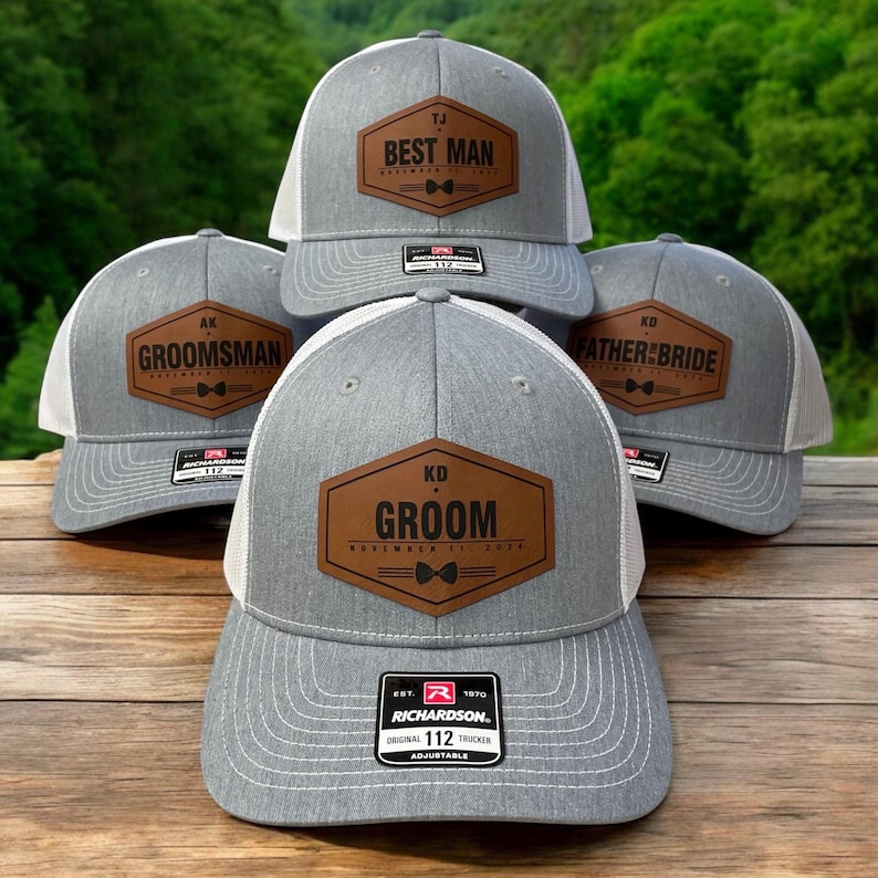 Groomsmen Hat / Custom Groom Trucker Cap / Father of the Bride Hat ...
