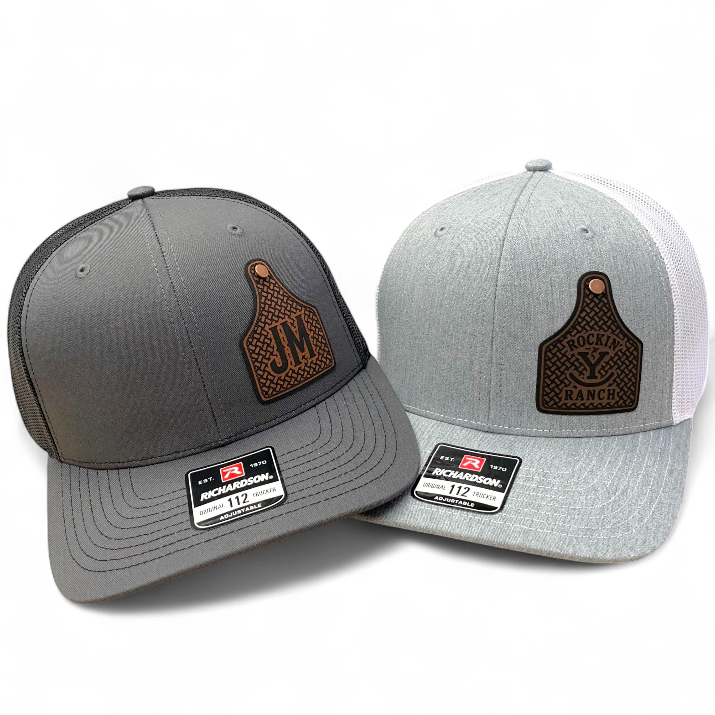 Custom Cattle Tag Hat | Cattle Ear Tag Trucker Cap | Custom Trucker ...