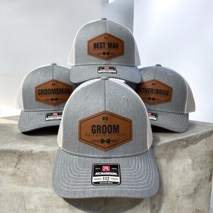 Groomsmen Hat / Custom Groom Trucker Cap / Father of the Bride Hat ...