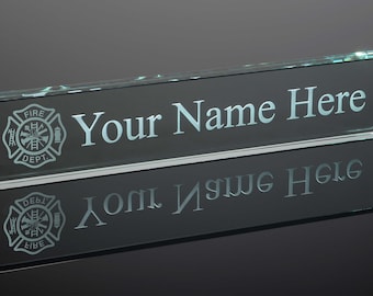 Fire Dept Name Plate - Etsy