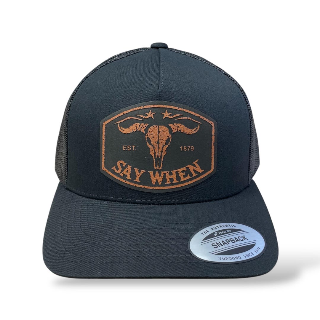 Say When Hat / Doc Holliday Trucker Cap / YP Classics 5 Panel / Patch ...