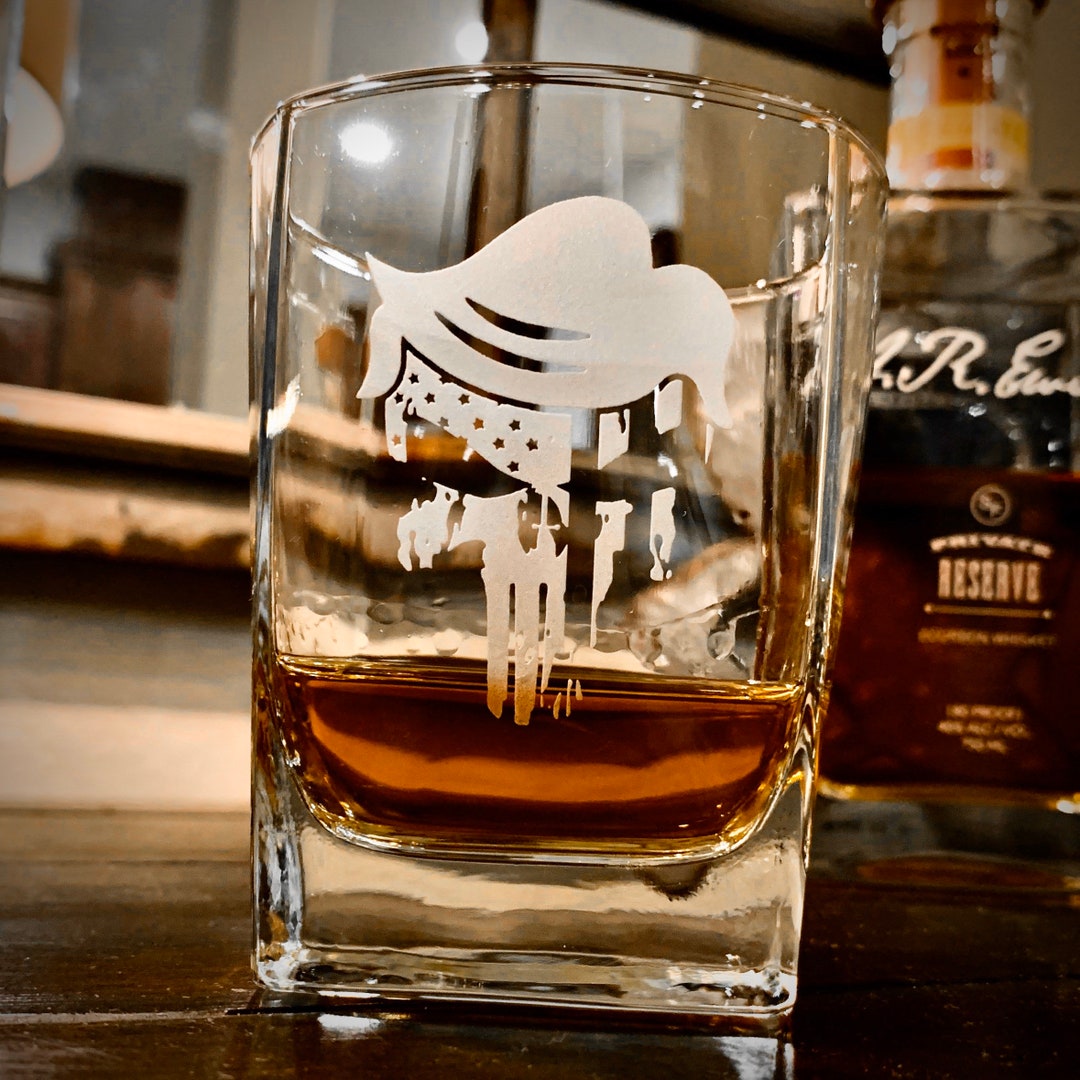 Funny Trump / Trumpisher / D.O.F Whiskey Glass / Bourbon Glass / Scotch ...